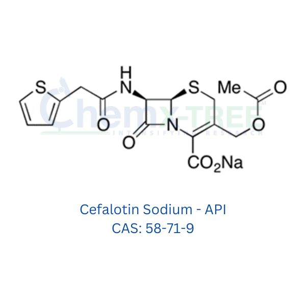 Cefalotin Sodium – API – CHEMXTREE STANDARDS